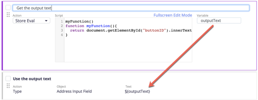 Implementing Custom Javascript Actions For Scriptless Testing