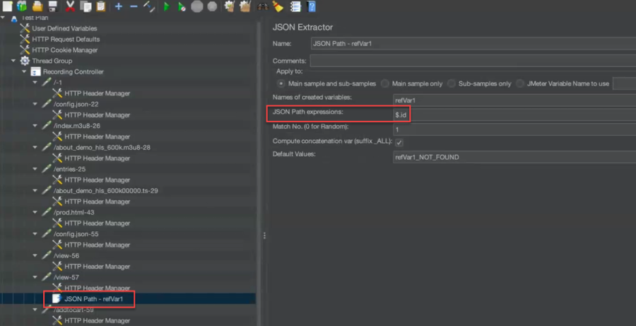 JMeter Auto Correlation